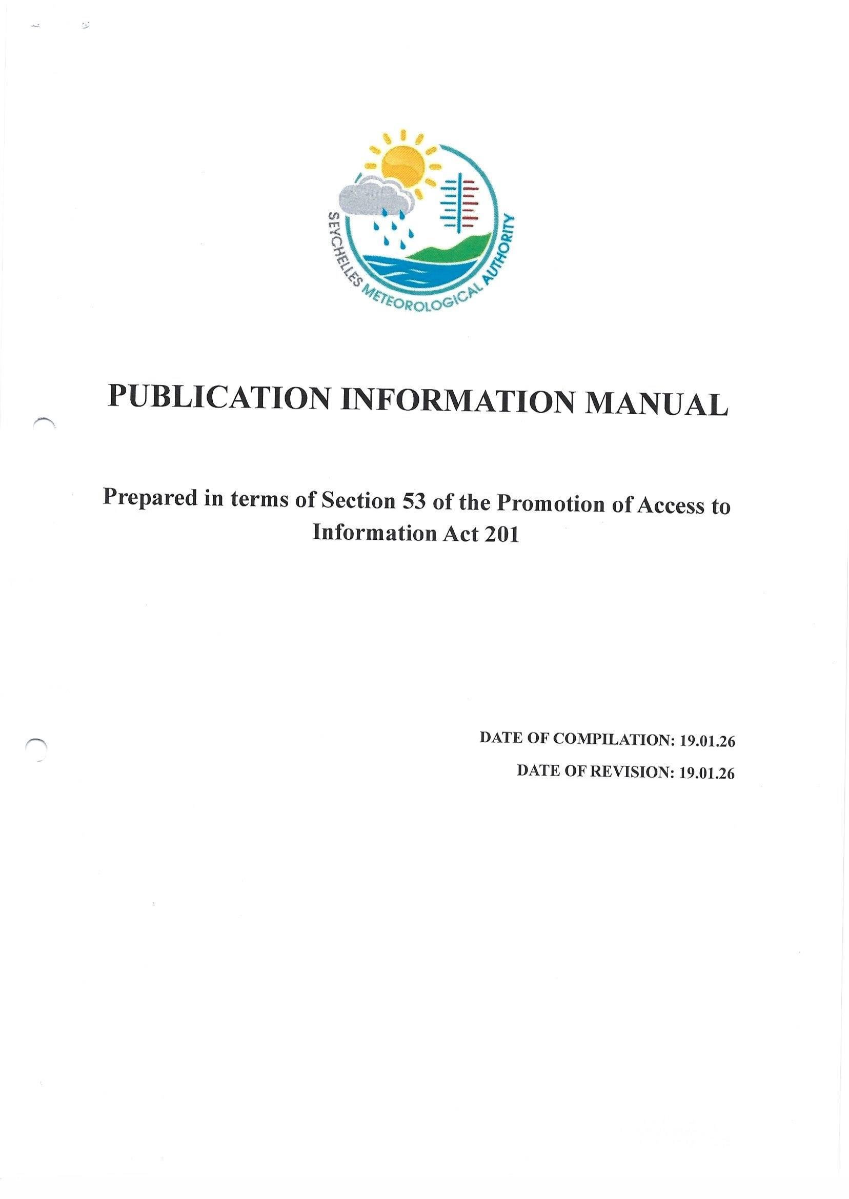 Publication Information Manual 2026